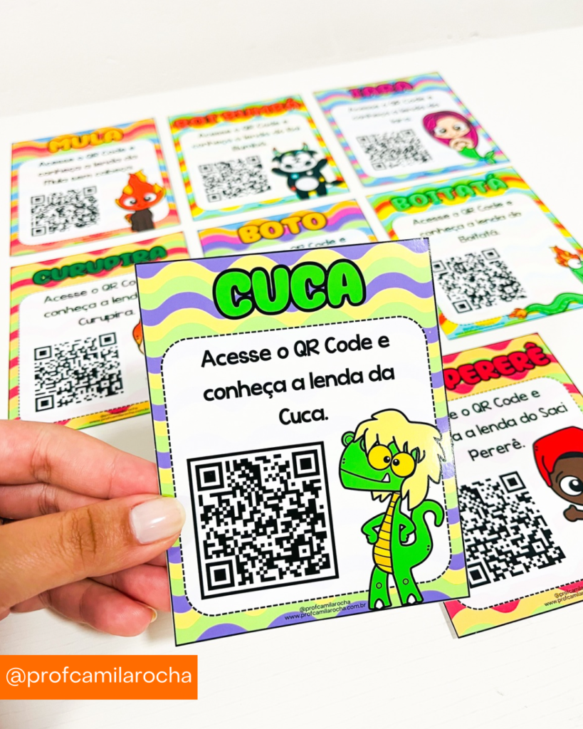 QR CODE LENDAS FOLCLÓRICAS - Professora Camila Rocha