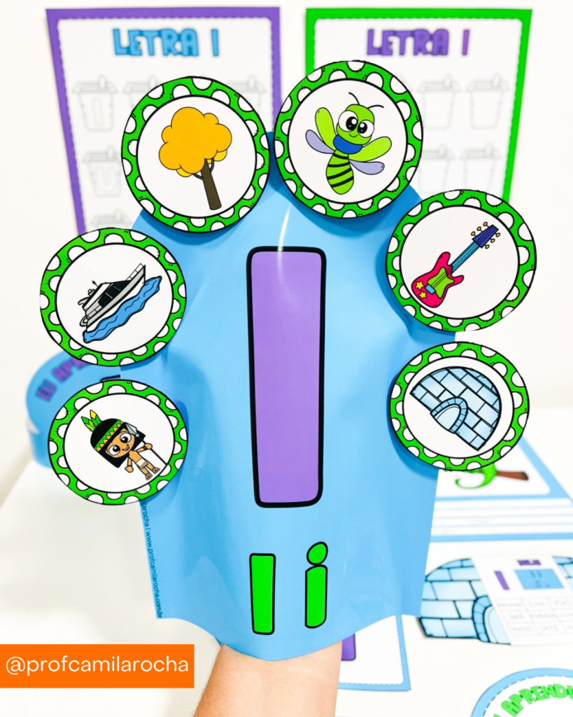 KIT LETRA I - Professora Camila Rocha