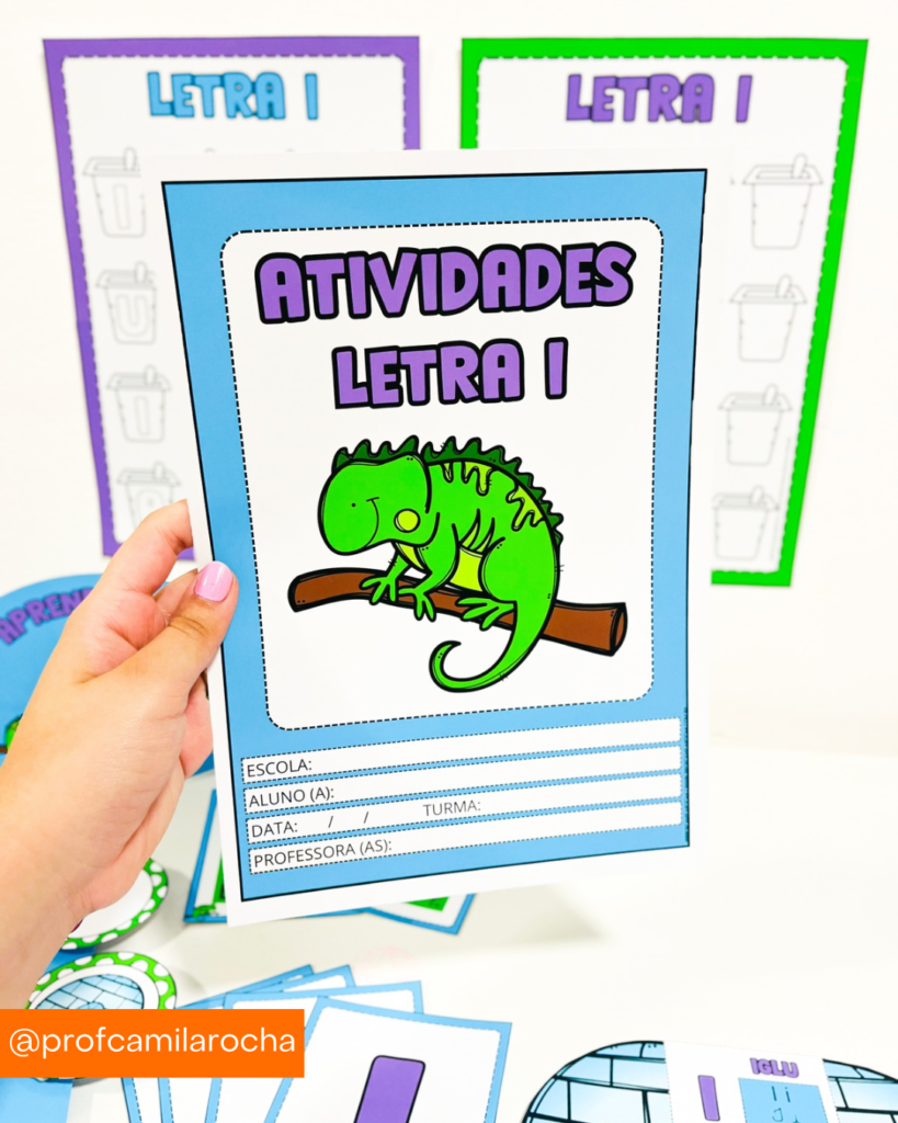 KIT LETRA I - Professora Camila Rocha