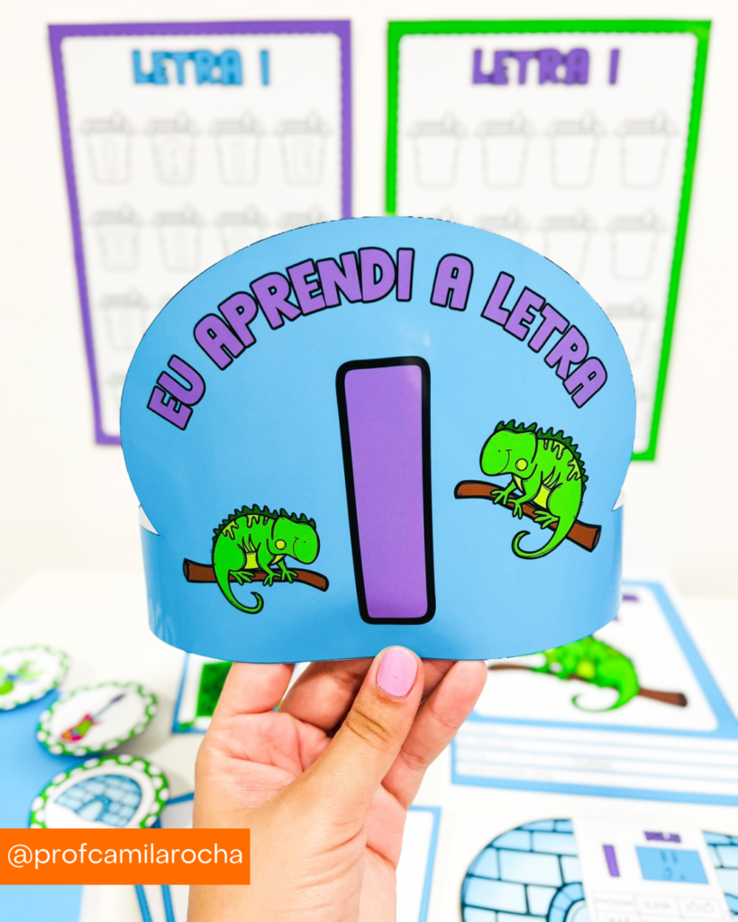 KIT LETRA I - Professora Camila Rocha