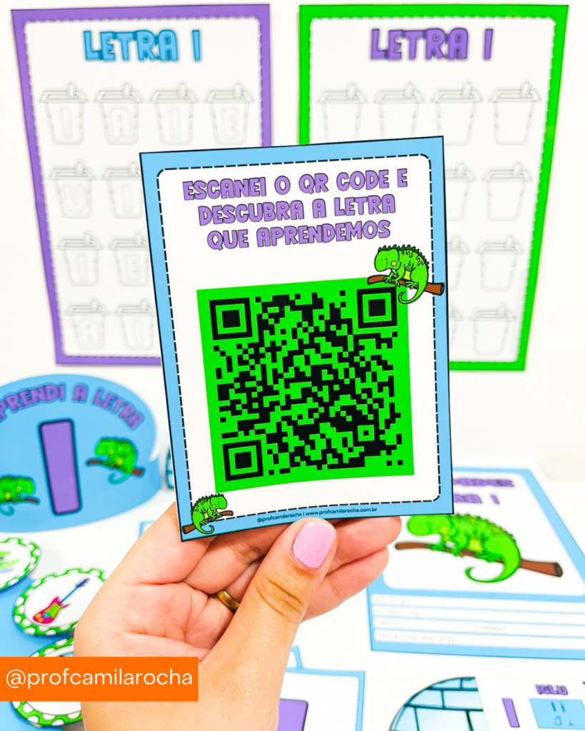 KIT LETRA I - Professora Camila Rocha