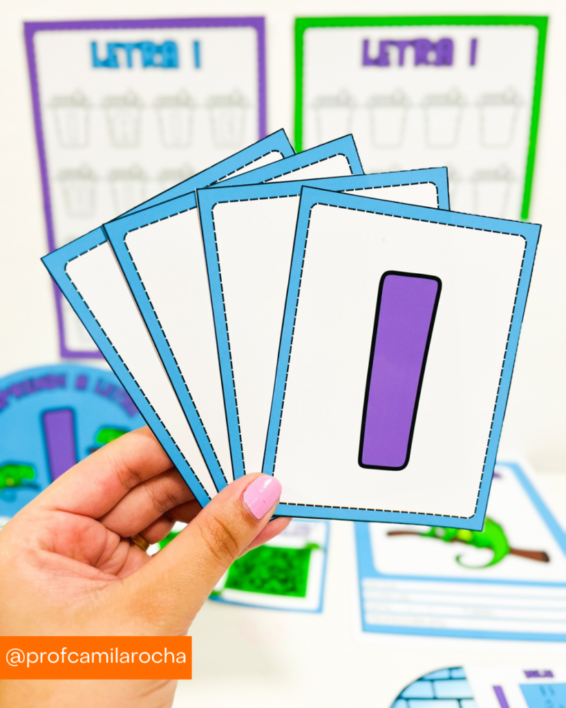KIT LETRA I - Professora Camila Rocha