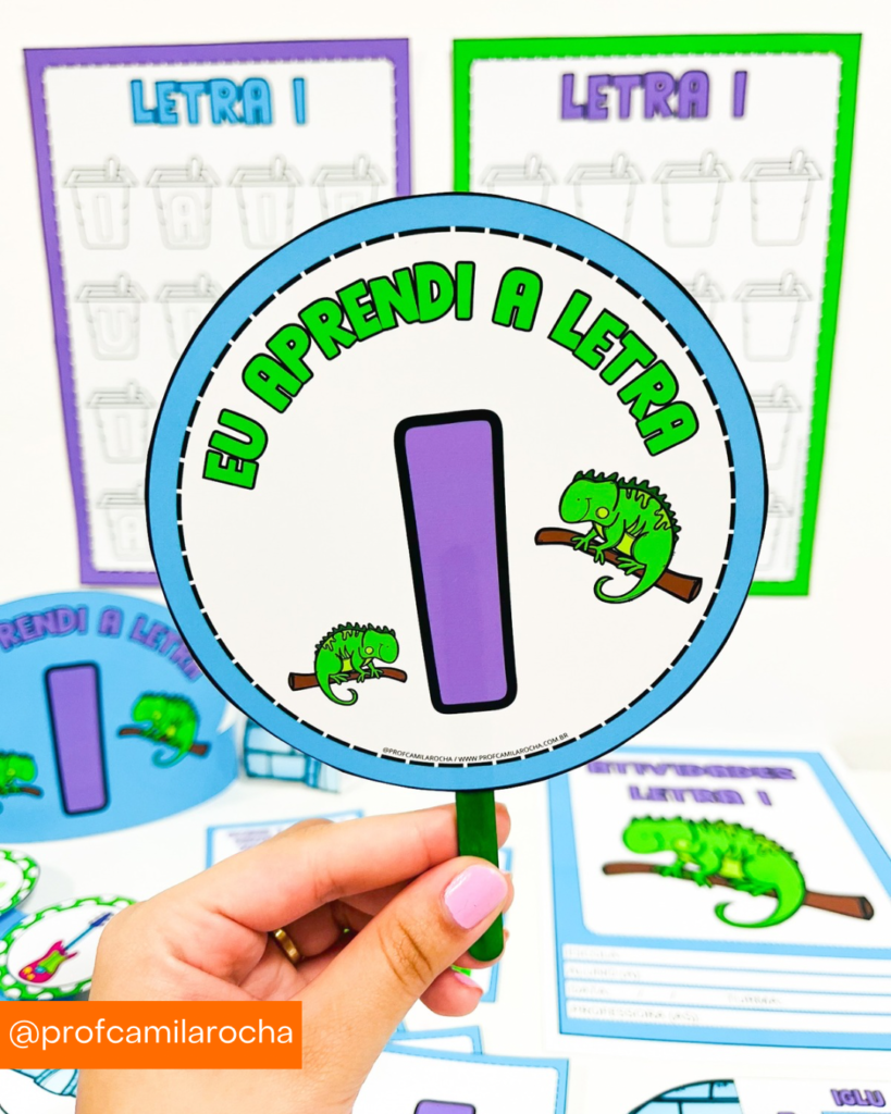 KIT LETRA I - Professora Camila Rocha